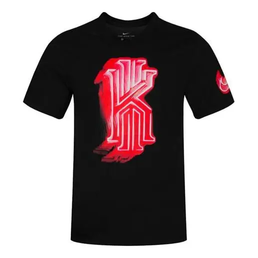 Nike Dri-fit Kyrie Irving Graphic Short Sleeve - Black