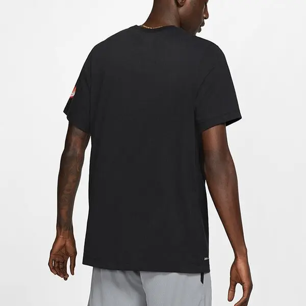Nike Dri-fit Kyrie Irving Graphic Short Sleeve - Black