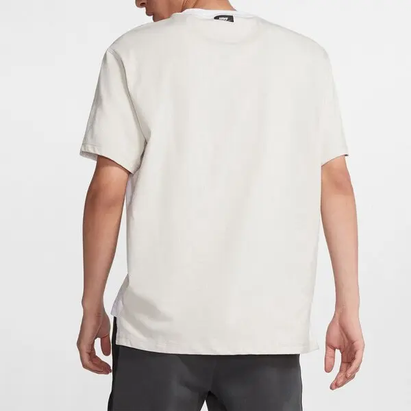 Nike Large Alphabet Logo Printing Sports Short Sleeve