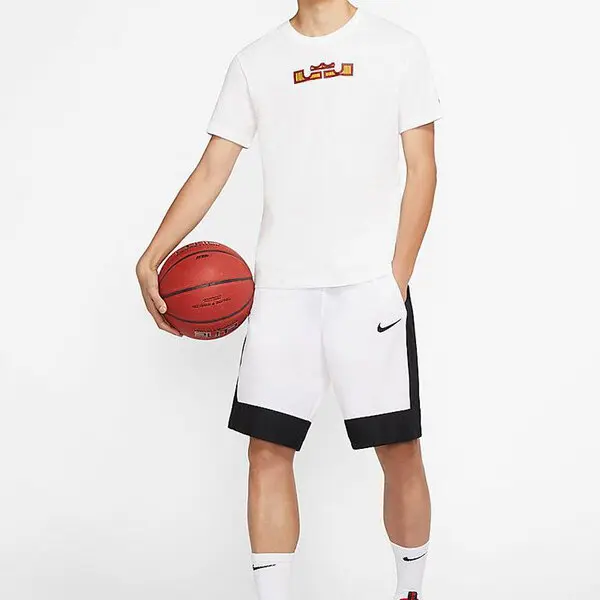 Nike Dri-fit Lebron Logo Basketball - White