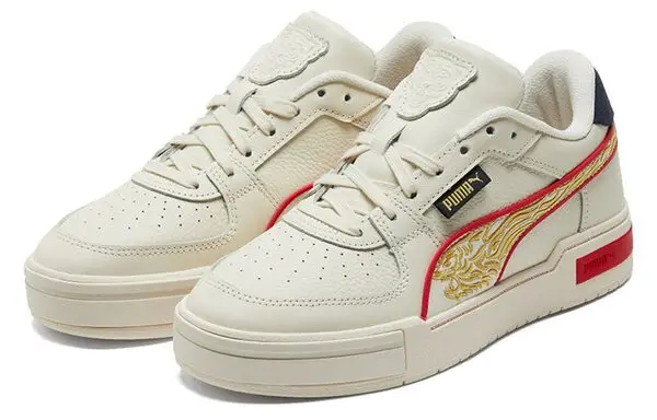 PUMA Ca Pro Classic "year Of The Tiger" Low Top Sneakers - White/red