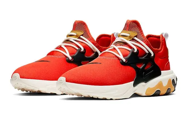 Nike React Presto "tomato Tornado" Sneakers - White/red/black