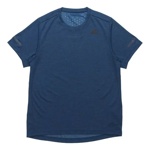 Adidas Climachill Short Sleeve Top - Blue