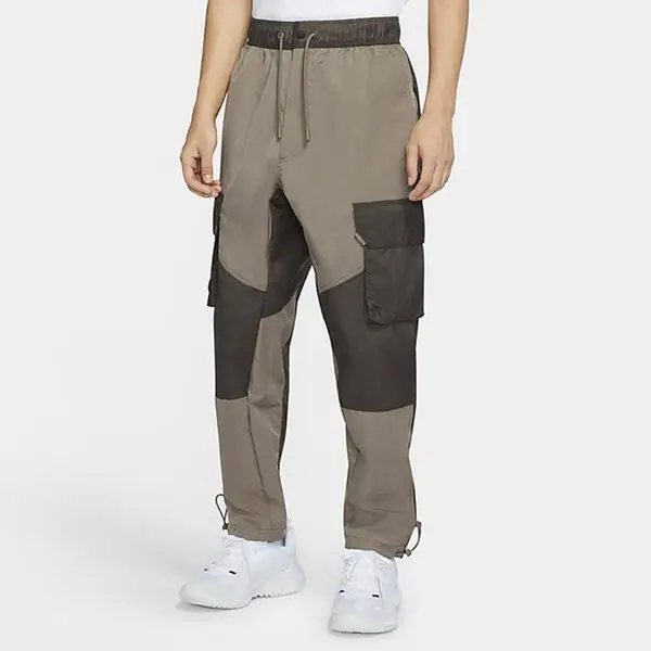JORDAN 23 Engineered Cargo Big Pocket Woven Long Pants Olive Grey