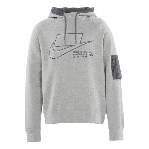 Nike Logo Print Pullover
