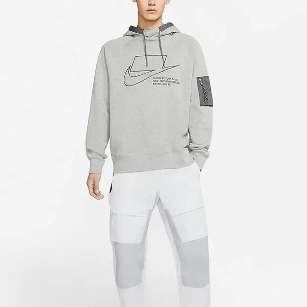 Nike Logo Print Pullover