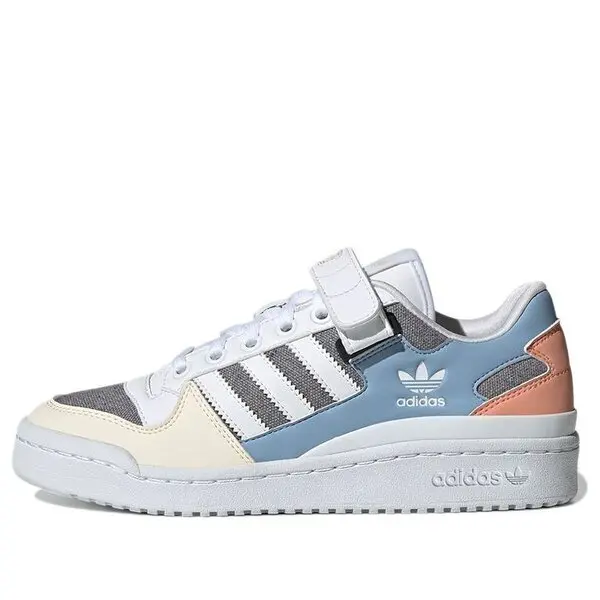 Adidas Originals Forum Low Sneakers - White/blue/gray