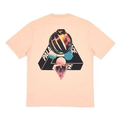 PALACE Sans Ferg Peach Glasses Back Logo Short Sleeve T-shirt - Pink