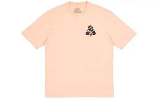 PALACE Sans Ferg Peach Glasses Back Logo Short Sleeve T-shirt - Pink