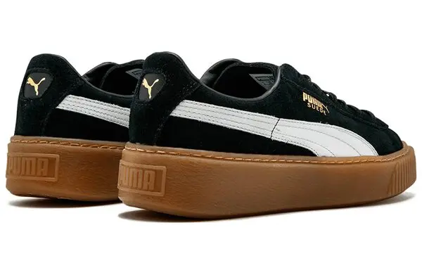 PUMA Suede Platform Sneakers - Black/white