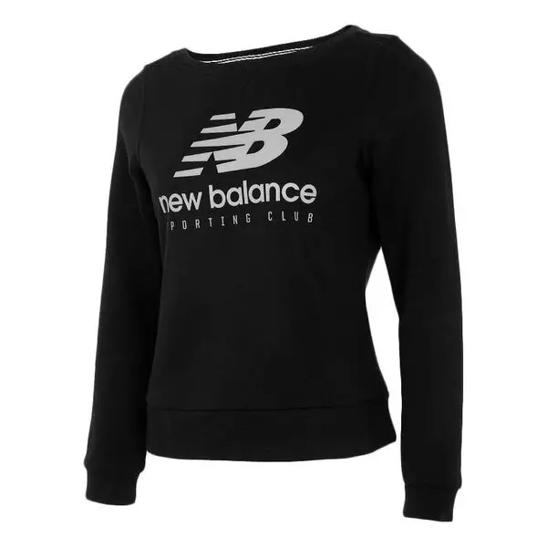 NEW BALANCE Logo Sweatshirt - Black/white