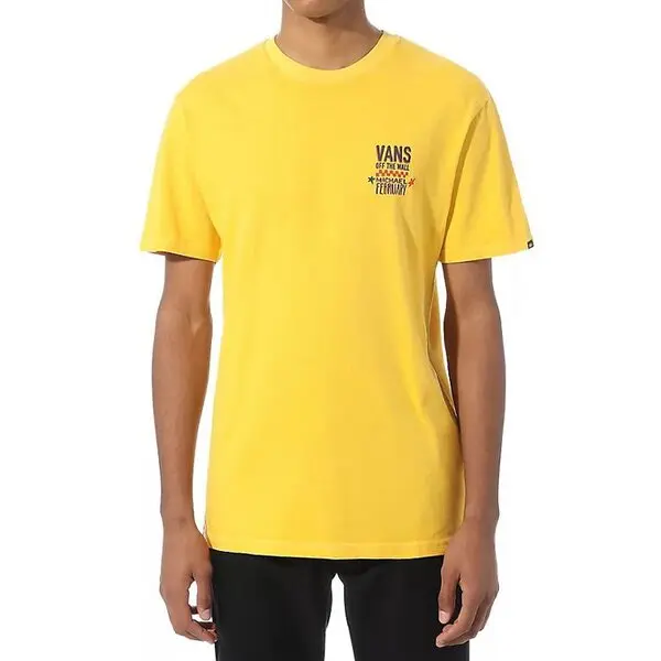 VANS Michael Pevory Retro Printing Short Sleeve Couple Style