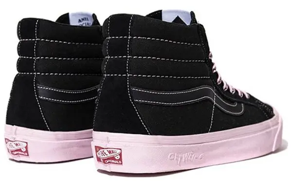 VANS Anti Social Social Club X Dover Street Market X Sk8-hi High Top Sneakers - Black