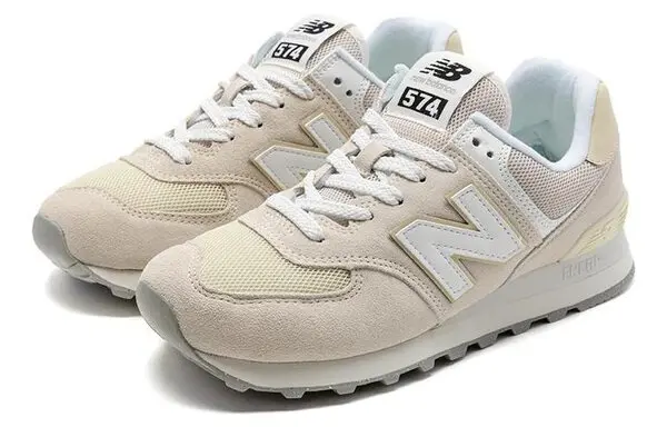 NEW BALANCE 574 Sneakers - Beige/white