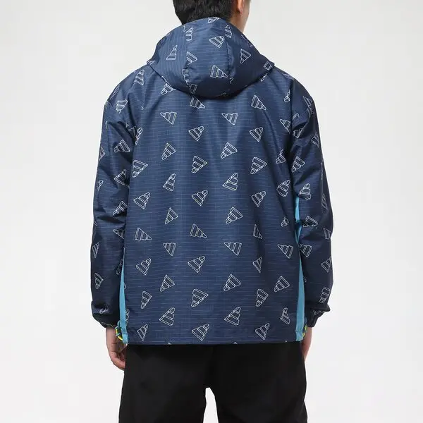 Adidas Logo Print Hooded Jacket