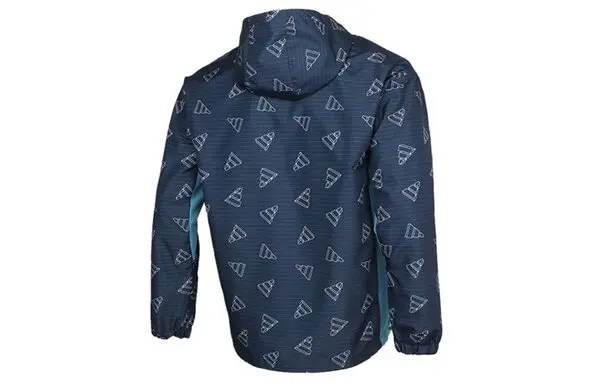 Adidas Logo Print Hooded Jacket