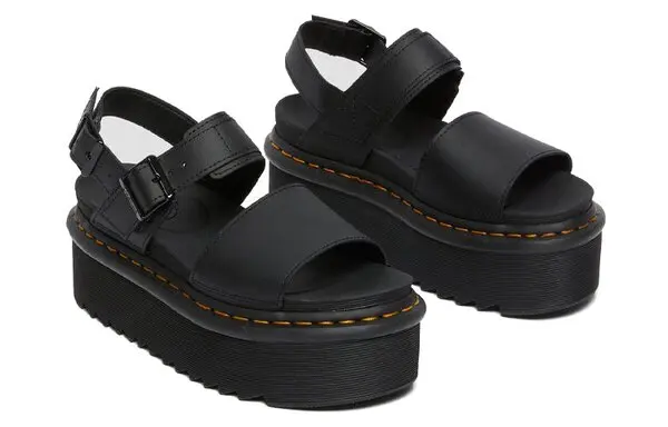 Dr. Martens Platform Sandals - Black