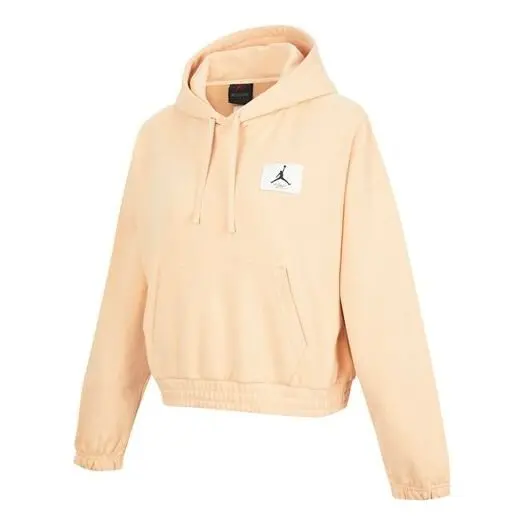 JORDAN Essentials Knit Loose Hoodie Short - Tan