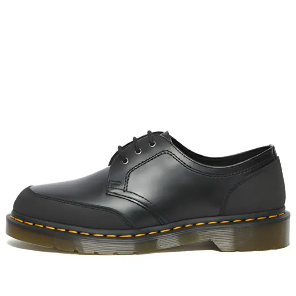Dr. Martens 1461 Guard Panel Leather Shoes - Black