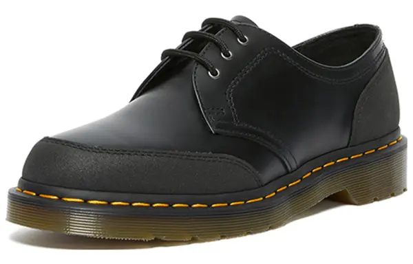 Dr. Martens 1461 Guard Panel Leather Shoes - Black