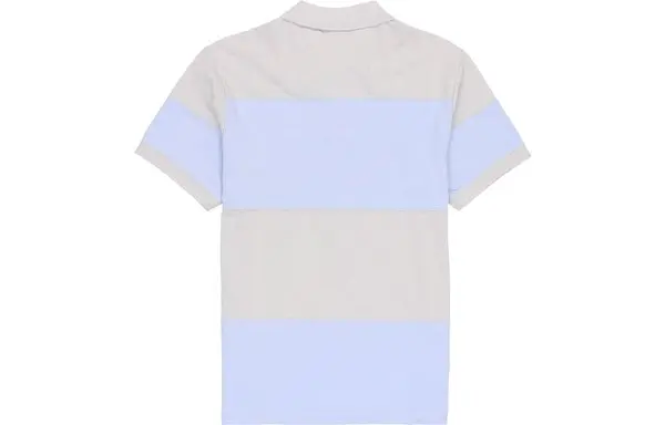 Nike Sport Essential Logo Colorblock Casual Short Sleeve Light Sea Blue Polo Shirt - Multi-color