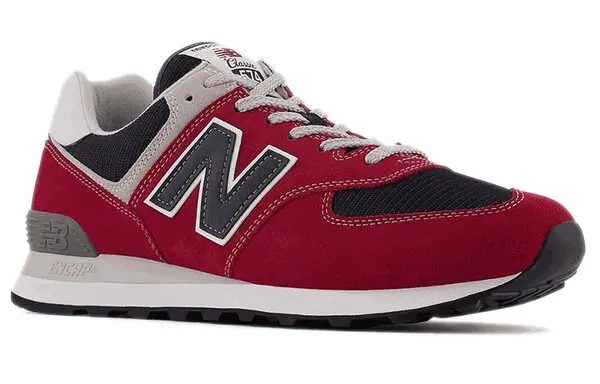 NEW BALANCE 574v2 Low Top Sneakers - Wine Red/dark Blue