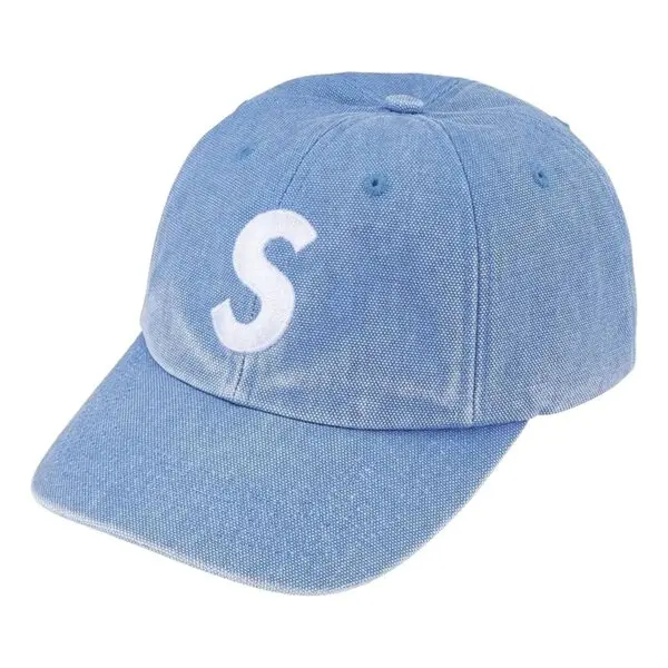 Supreme Ss26 Pigment Coated S Logo 6-panel - Light Blue