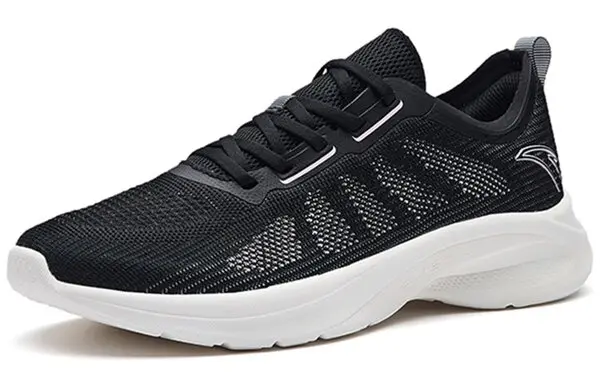 ANTA Hydrogen Run 3 Low Top Sneakers - Black/silver/white