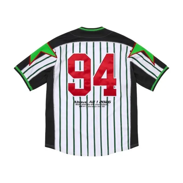 Supreme Ss26 Stars Baseball Jersey - Stripe
