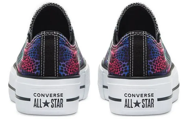 CONVERSE Chuck Taylor All Star Platform Low 'digital Daze Crocodile Scales - Multi-color