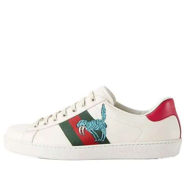 Gucci Ace Freya Hartas Sneakers - White/green/red