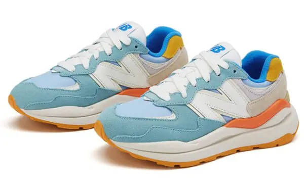 NEW BALANCE 57/40 Low Top Sneakers - Pink/blue