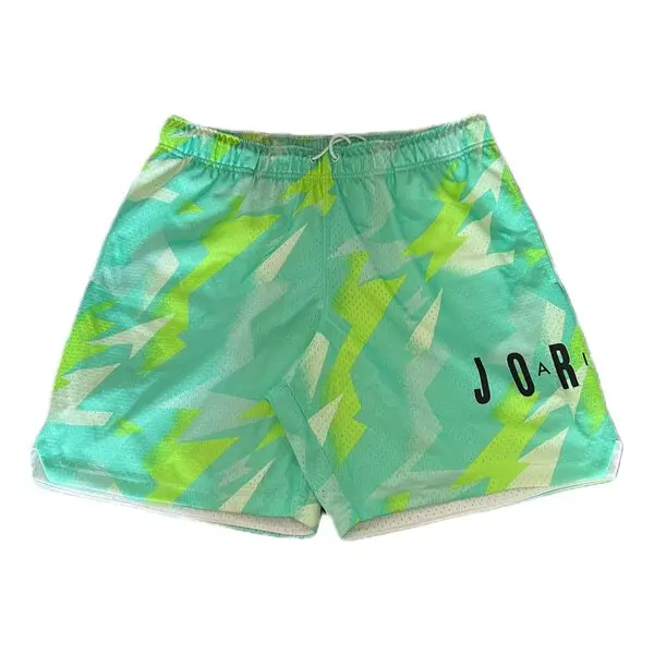 JORDAN Jumpman Air Printed Mesh Shorts - Green/multi-color