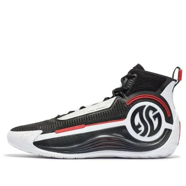 361 DEGREES Ag4 Soar High Top Sneakers - Black/white/red
