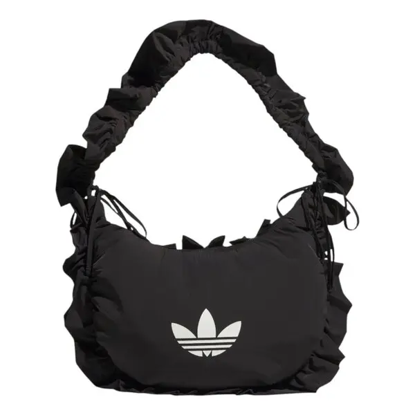Adidas Ruffle Shoulder Bag - Black