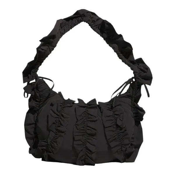 Adidas Ruffle Shoulder Bag - Black