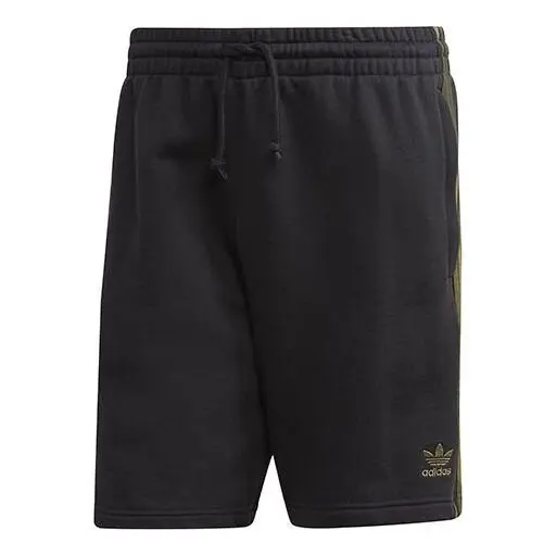 Adidas Originals Camouflage Stripe Shorts - Black
