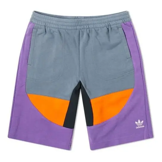 Adidas Originals Colorblock Sports Shorts - Gray