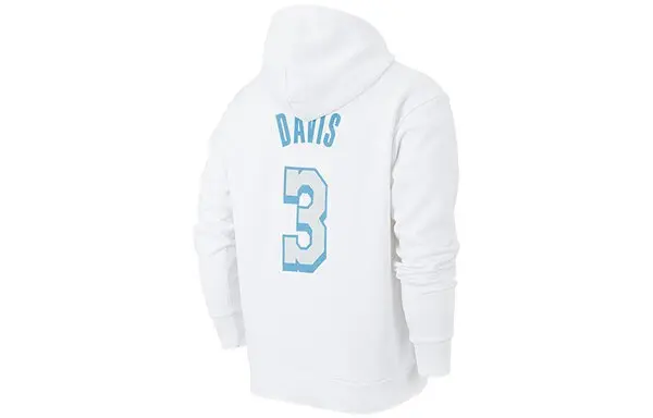 Nike Los Angeles Lakers Davis No. 3 Hooded Pullover