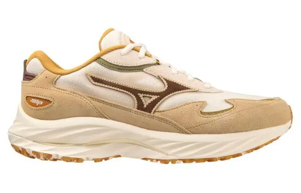 Mizuno Wave Rider Beta Sneakers - Pristine/chicory Coffee/mojave Desert