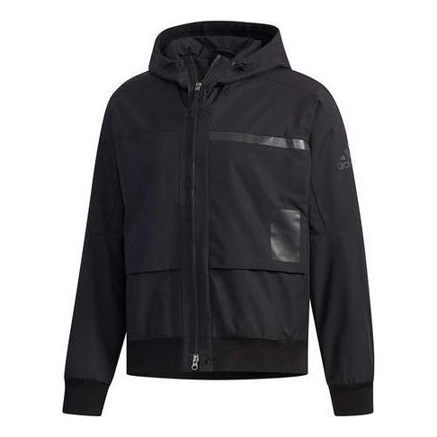Adidas U1 Wv Jkt Hooded Jacket - Black
