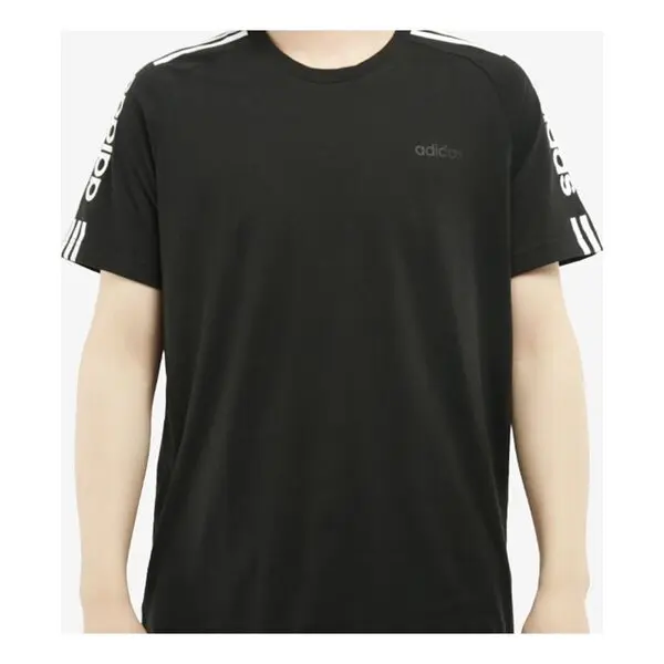 Adidas Neo Round Neck Short Sleeve T-shirt - Black