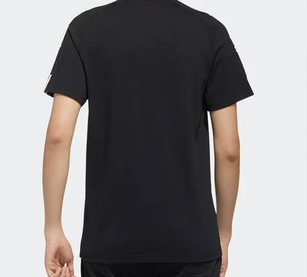 Adidas Neo Round Neck Short Sleeve T-shirt - Black