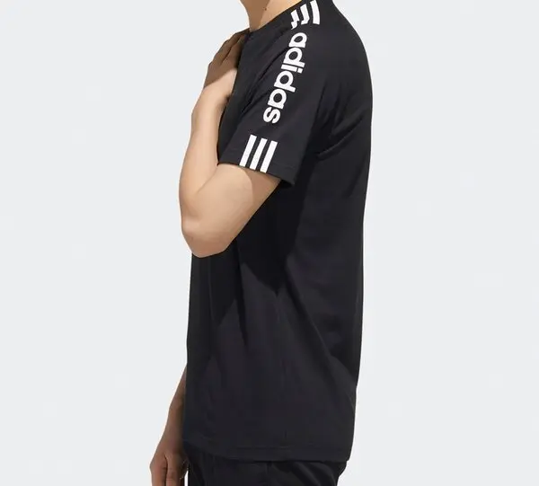 Adidas Neo Round Neck Short Sleeve T-shirt - Black