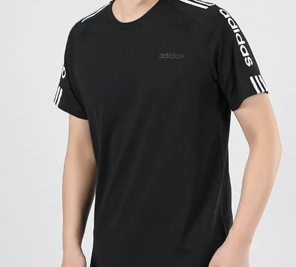 Adidas Neo Round Neck Short Sleeve T-shirt - Black