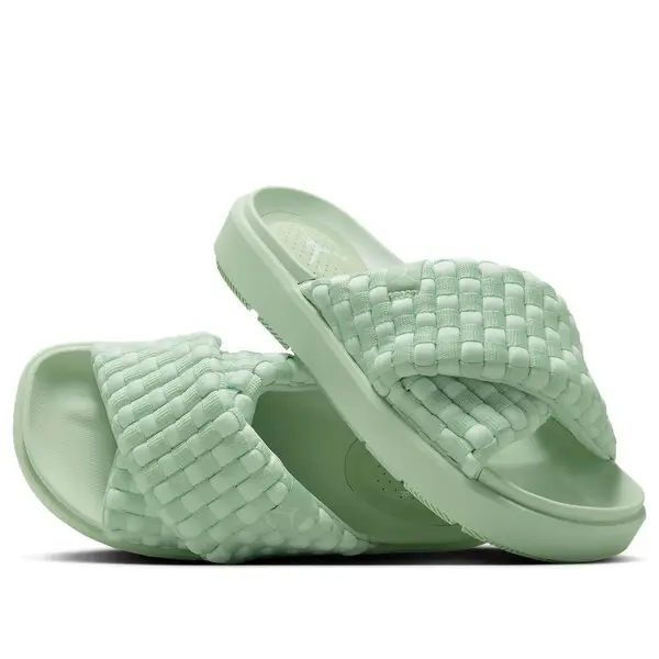 JORDAN Air Sophia Woven Slide - Green