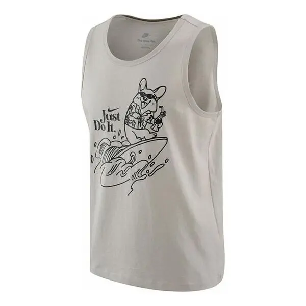 Nike Just Do It Cartoon T-shirts 'grey - Grey/multi-color