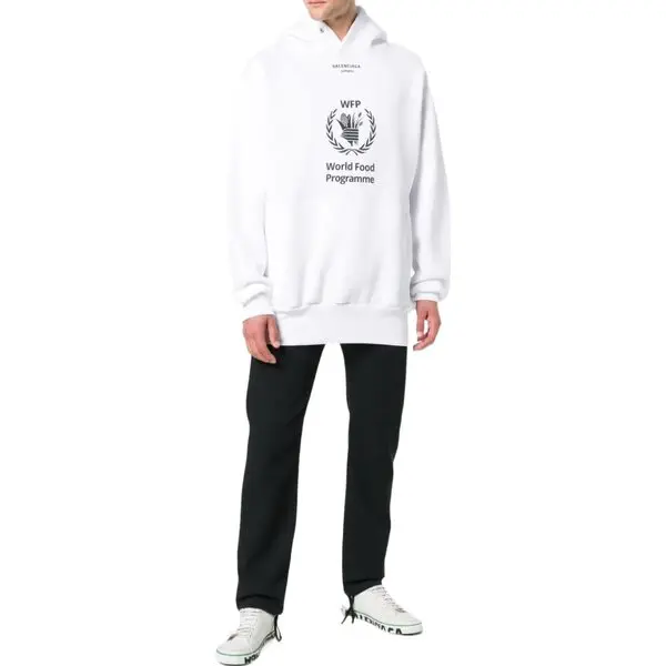 Balenciaga X World Food Programme Hoodie - White/black
