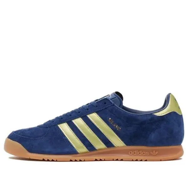 Adidas Milano Og X Size? Exclusive Navy Gold Athletic Shoes - Navy/gold