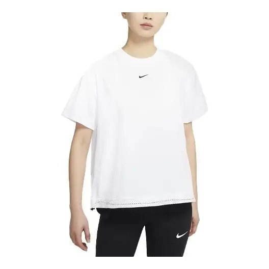Nike Tech Pack Logo Printing Round-neck Tee - White